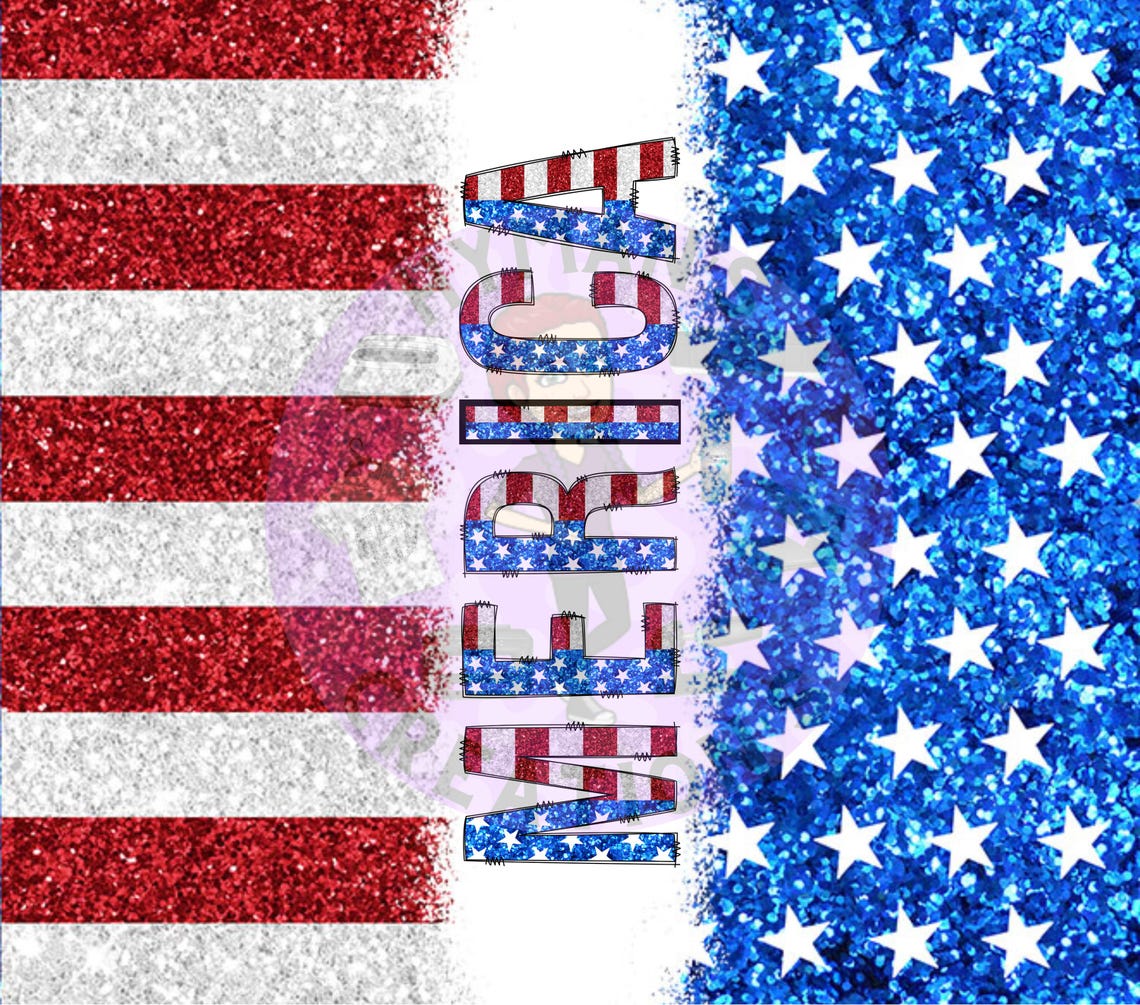Merica Tumbler Wrap - Etsy