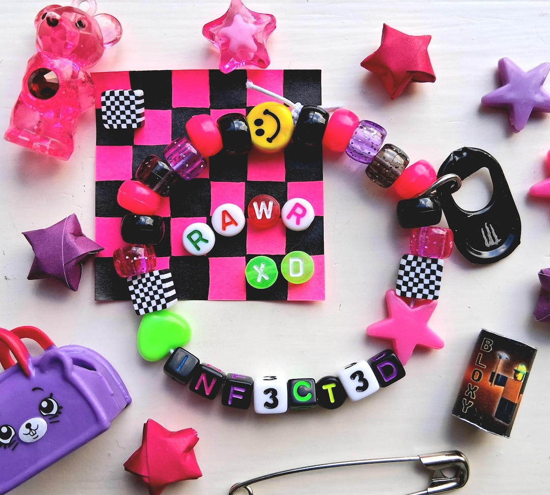 Infected Regretevator Roblox Kandi Bracelet LIMITED QUANTITY - Etsy