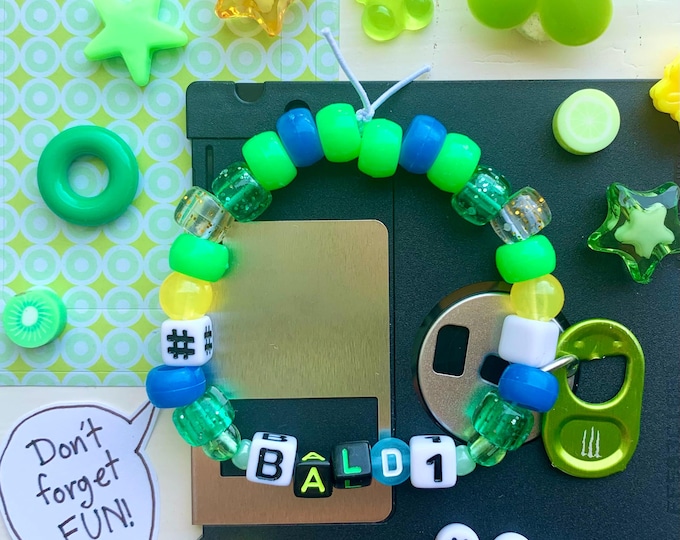 Baldi's Basics Indie Game Kandi Bracelet - Etsy