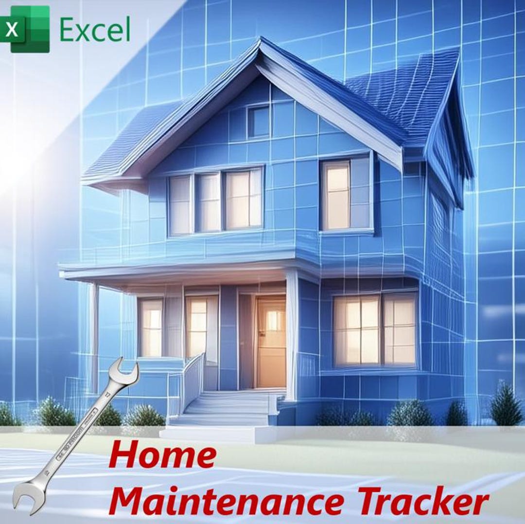 Simplegrid | Home Maintenance Tracker | Excel Template for Annual House ...