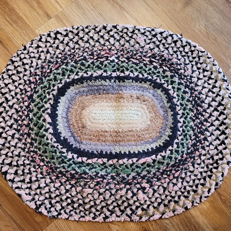 Oval Rag Rug - Etsy