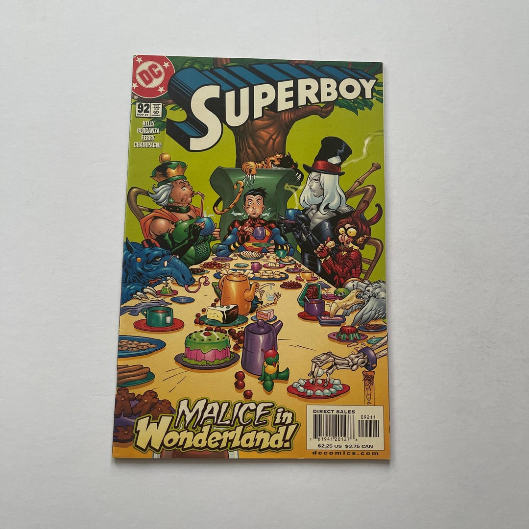 Superboy #92 2001 Malice in Wonderland! Comic Book, DC Comics - Etsy