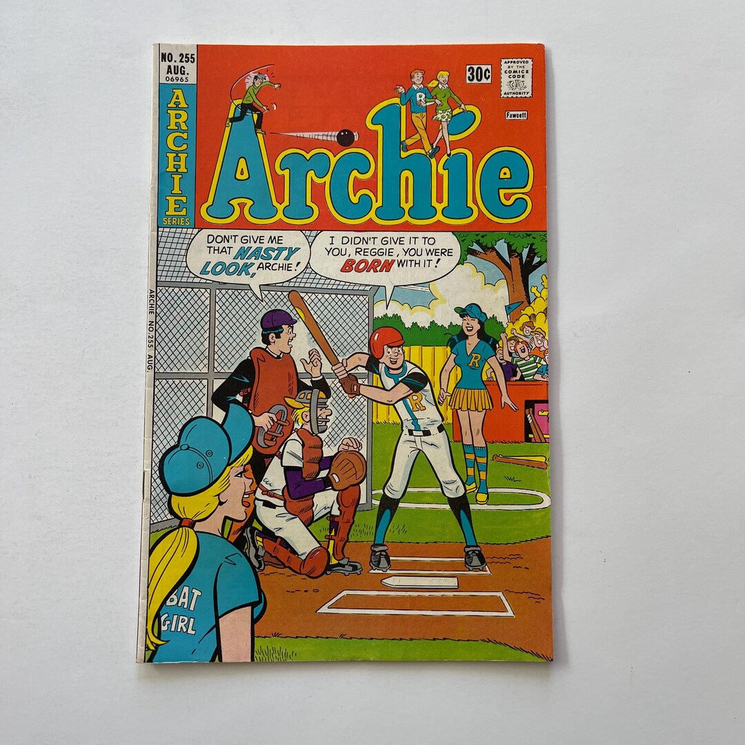 Archie #255 1976 Baseball Game Comic Book, Archie Series - Etsy