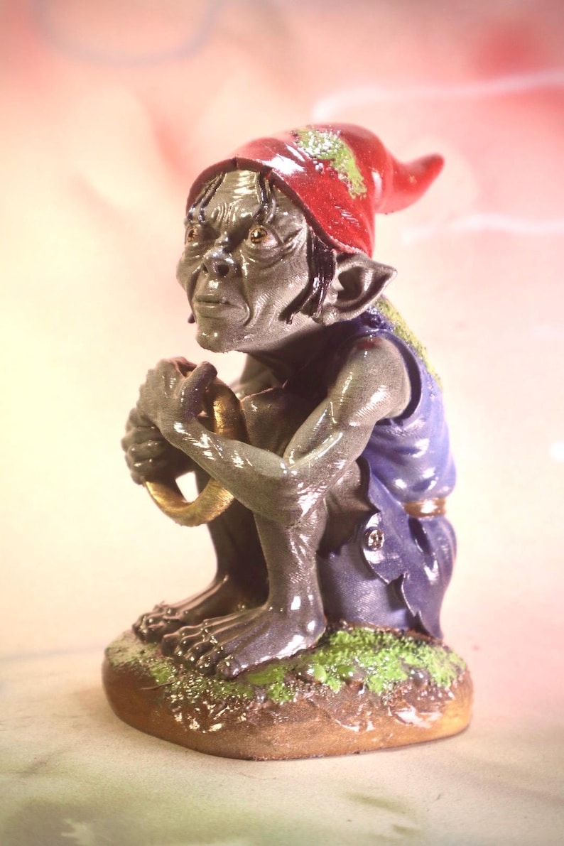 Gollum the Garden Gnom, Garden Gnome, Lawn Decor, Yard Art, Home Decor ...