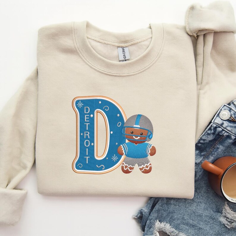 Football Alphabet Embroidery Bundle – 30 Gingerbread Football Player ...
