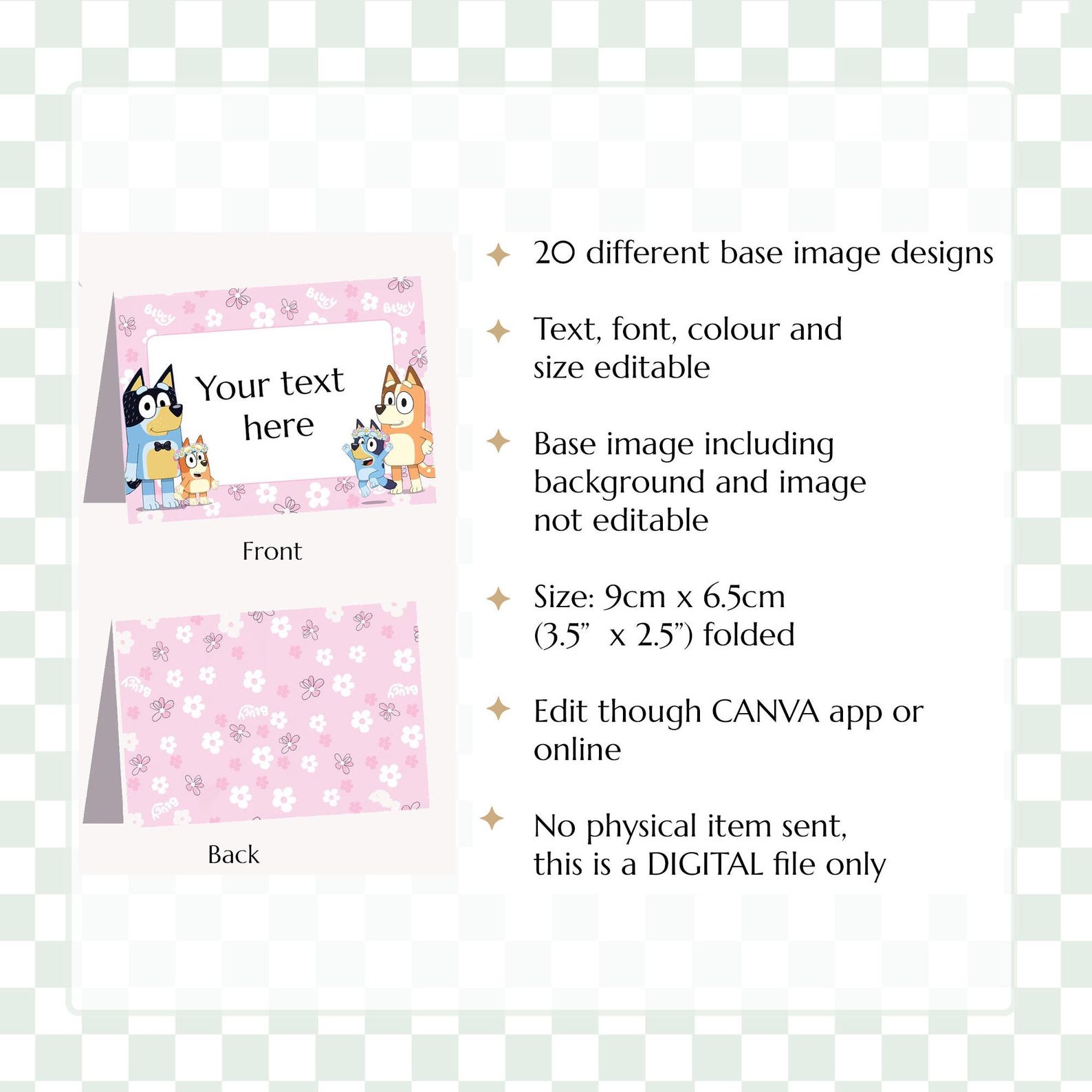 Editable Birthday Table Tents, Table Labels, Food Labels, Blue Dog ...