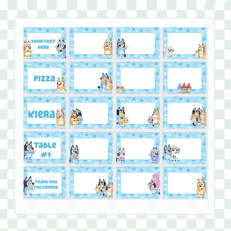 Dog Christmas Place Cards - Etsy