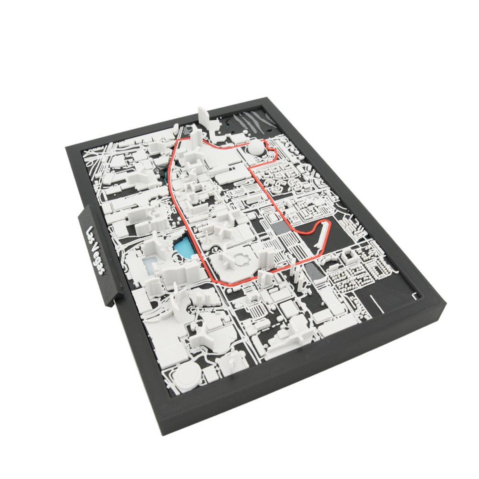 Las Vegas 3D City Map – F1 Race Track, Miniature Skyline Model - Etsy