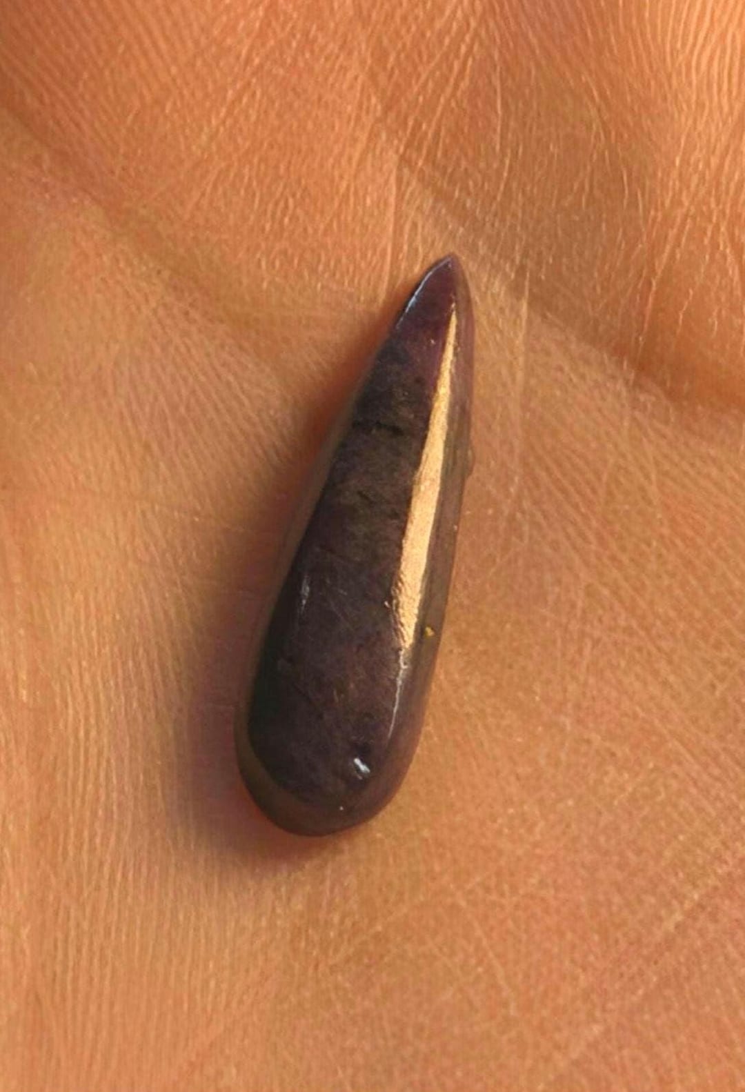 Long Drop-shaped Canadian Corundum-ruby Cabochon - Etsy