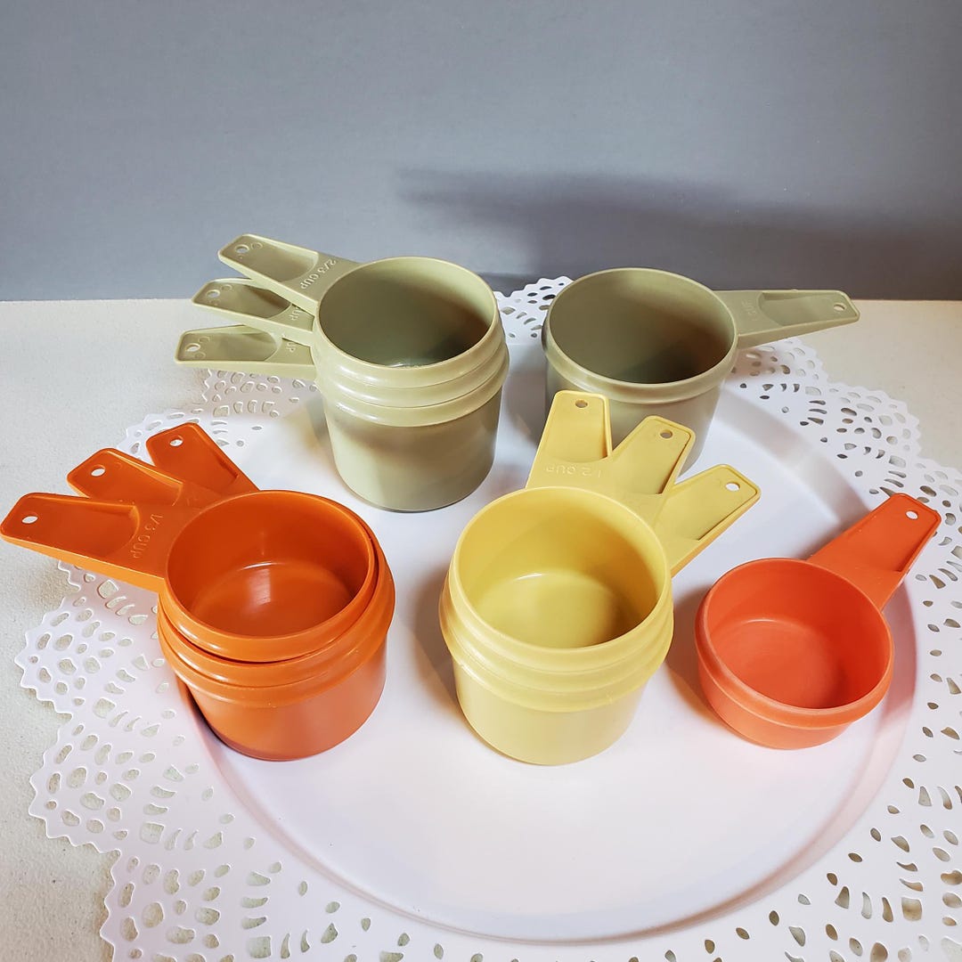 Your Choice, Tupperware Measuring Cups, Plastic Kitchen Tools, Orange ...