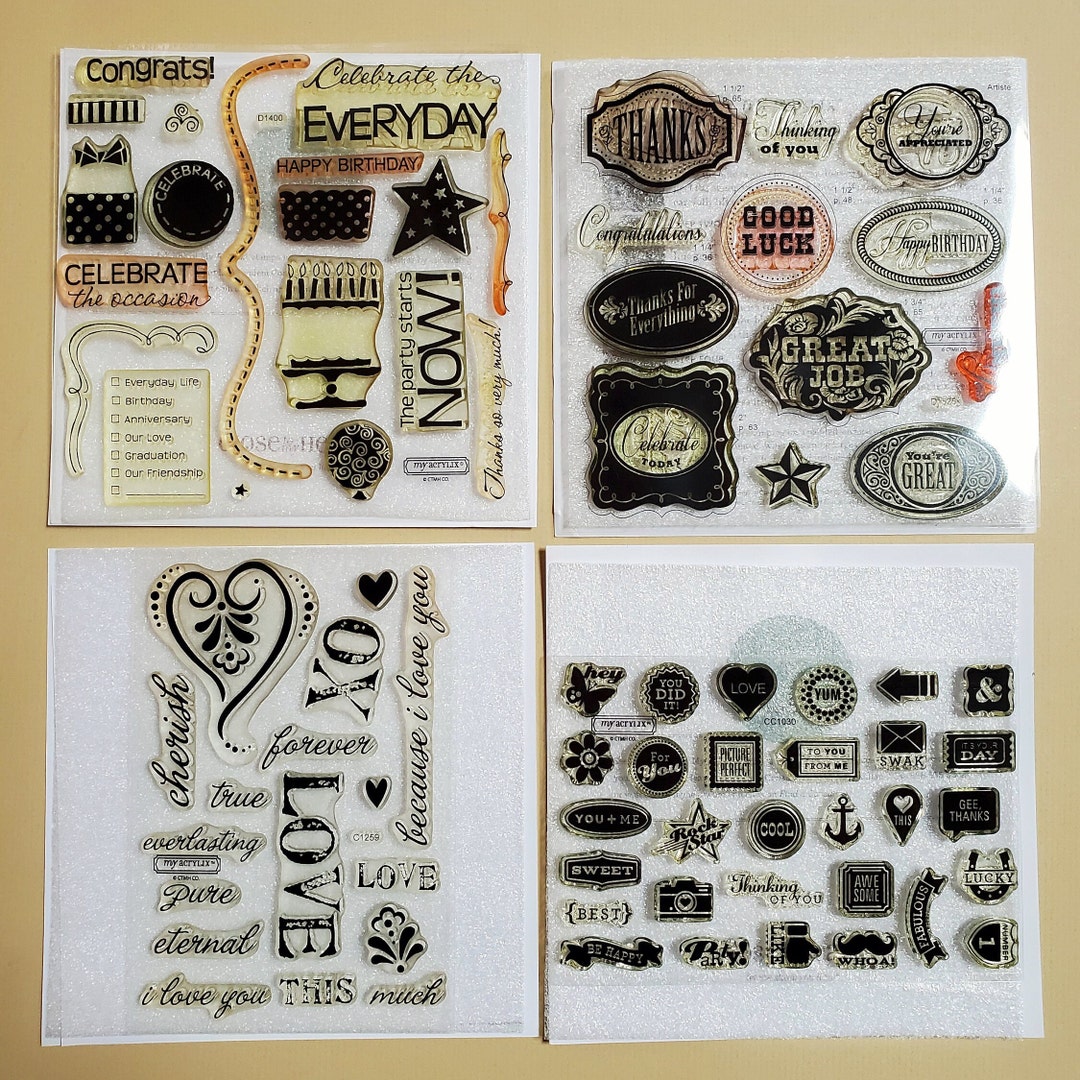 Choose 1 Stamp Set, Close to My Heart CTMH, Celebrate Party Love Happy ...