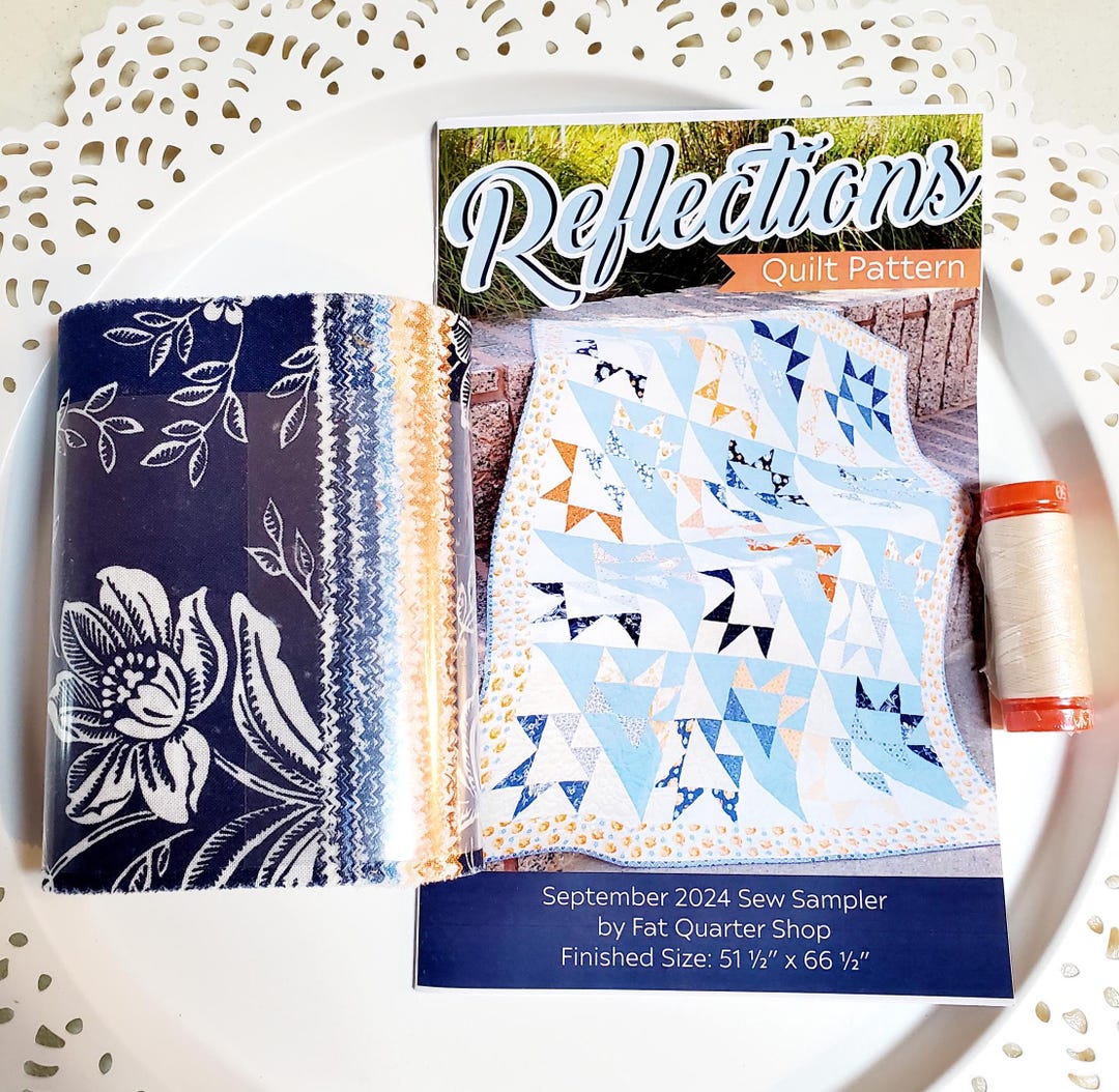 Fat Quarter Sampler Kit, Fabric, Pattern Reflections, Thread, Crafts ...