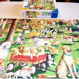 At the Dog Park Puzzle, 500 Piece Jigsaw by Ravensburger, Made in ...
