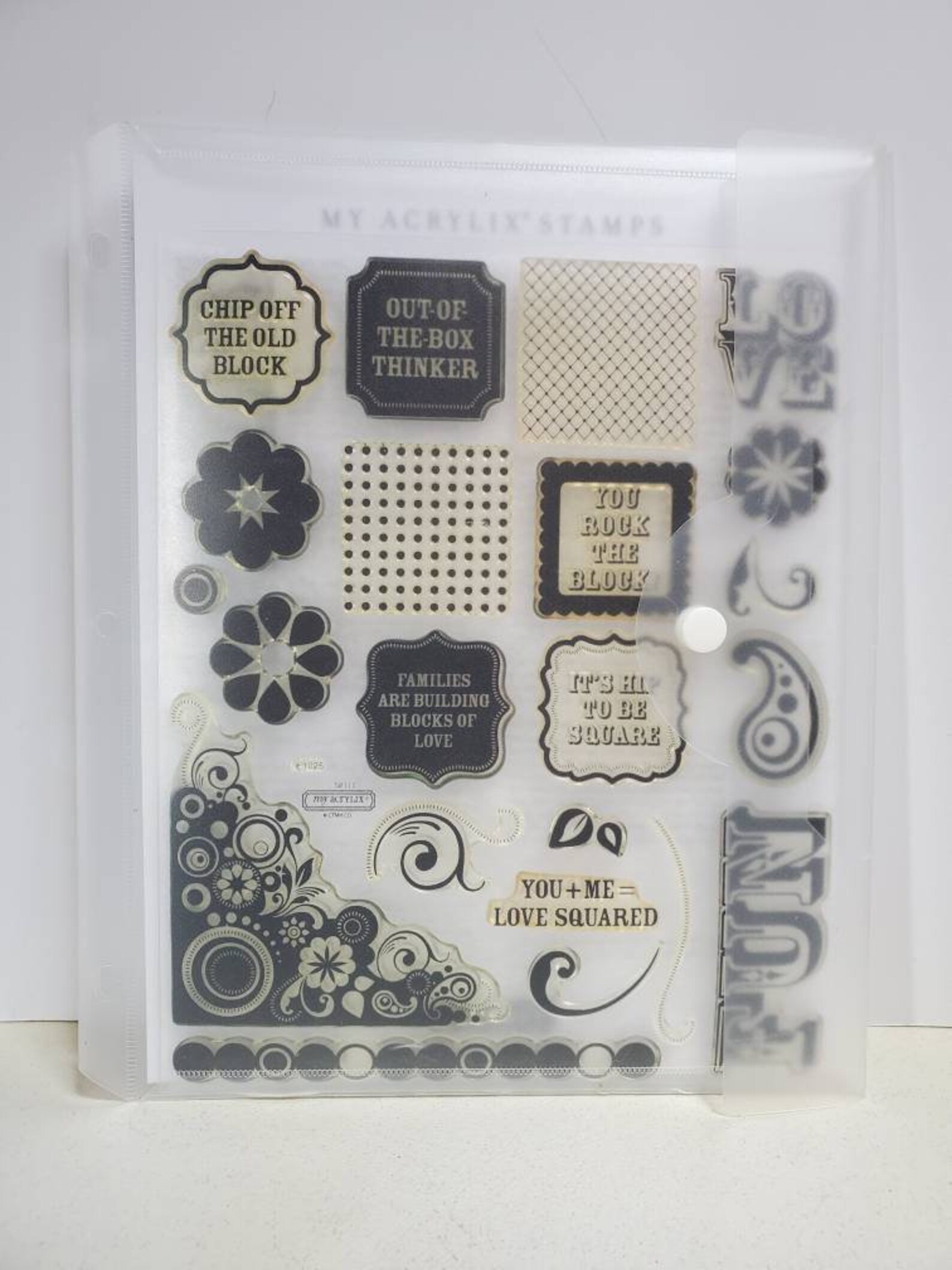 Extra Large Stamp Set, Close to My Heart CTMH, Acrylix E1025, Fun ...