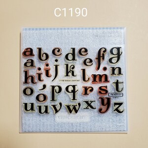 Choose 1 Alphabet Stamp Set, Close to My Heart CTMH, Acrylix Stamps ...