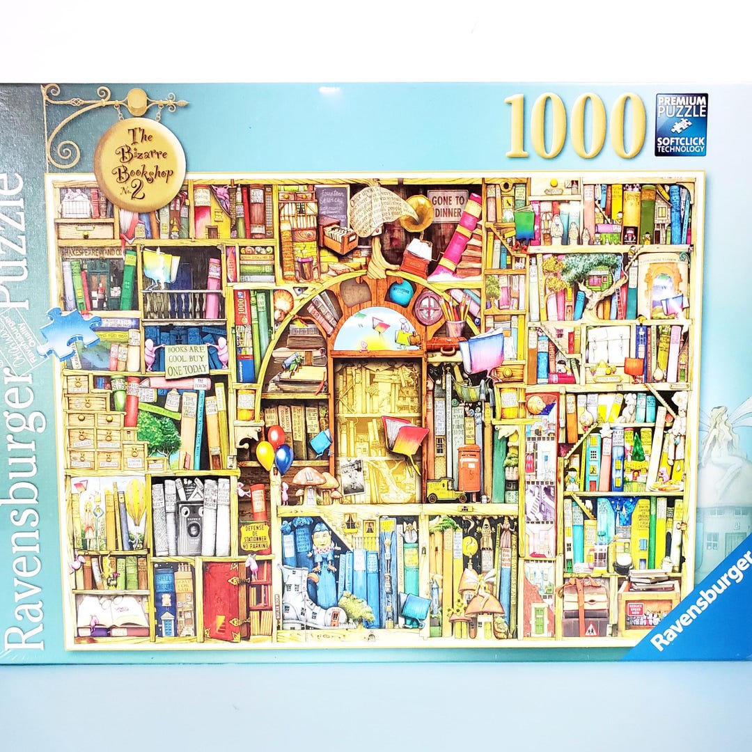 FACTORY SEALED the Bizarre Bookshop #2 Puzzle, 1000 Pieces, Jigsaw by ...