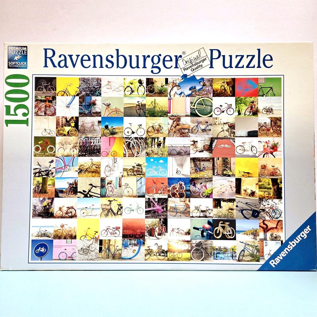 Ravensburger 99 Bicycles Puzzle, 1500 Piece Jigsaw, Bikes, PRE-OWNED - Etsy