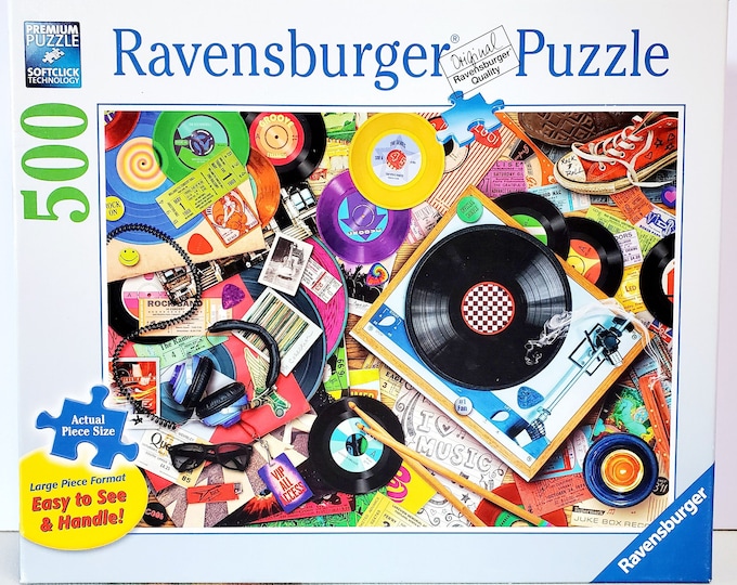 Viva Le Vinyl Records Puzzle, 500 Piece Jigsaw by Ravensburger, Made in ...