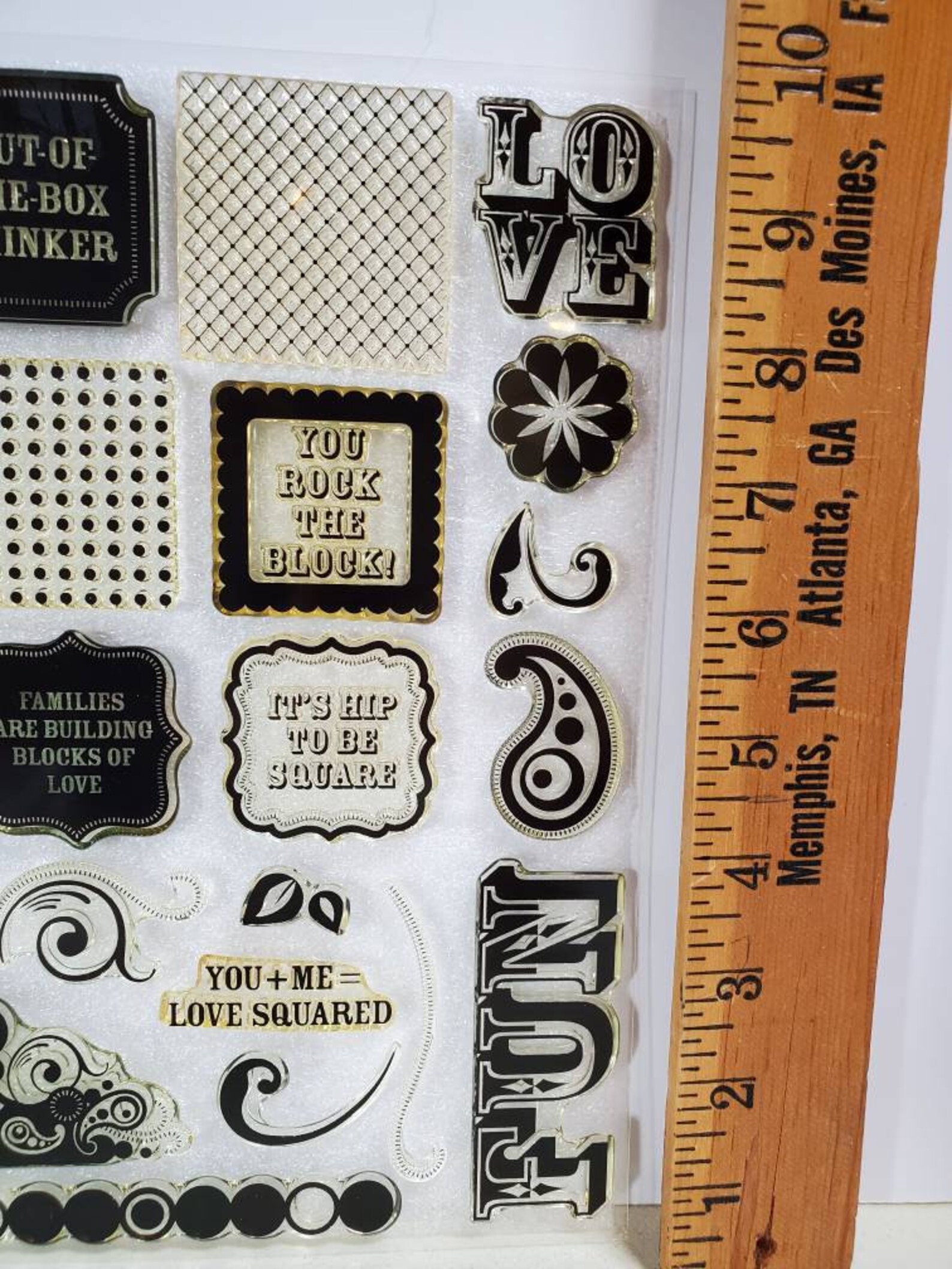 Extra Large Stamp Set, Close to My Heart CTMH, Acrylix E1025, Fun ...