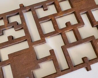 Architectural Panel, Decorative Ornamental Cast Iron, Primitive Rustic ...