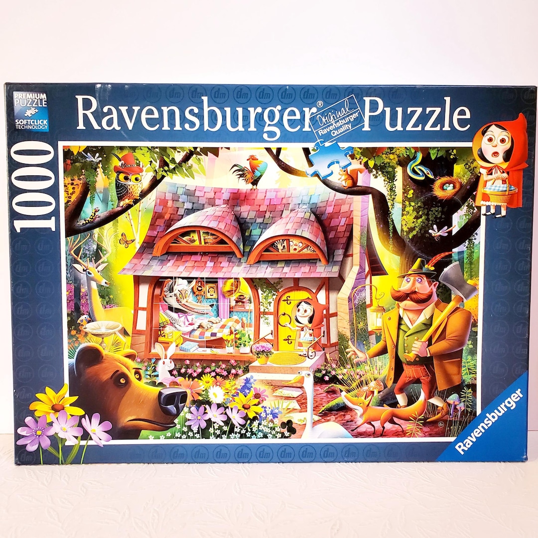 Ravensburger Classic Fairy Tales Puzzle, 1000 Piece Jigsaw, Little Red ...