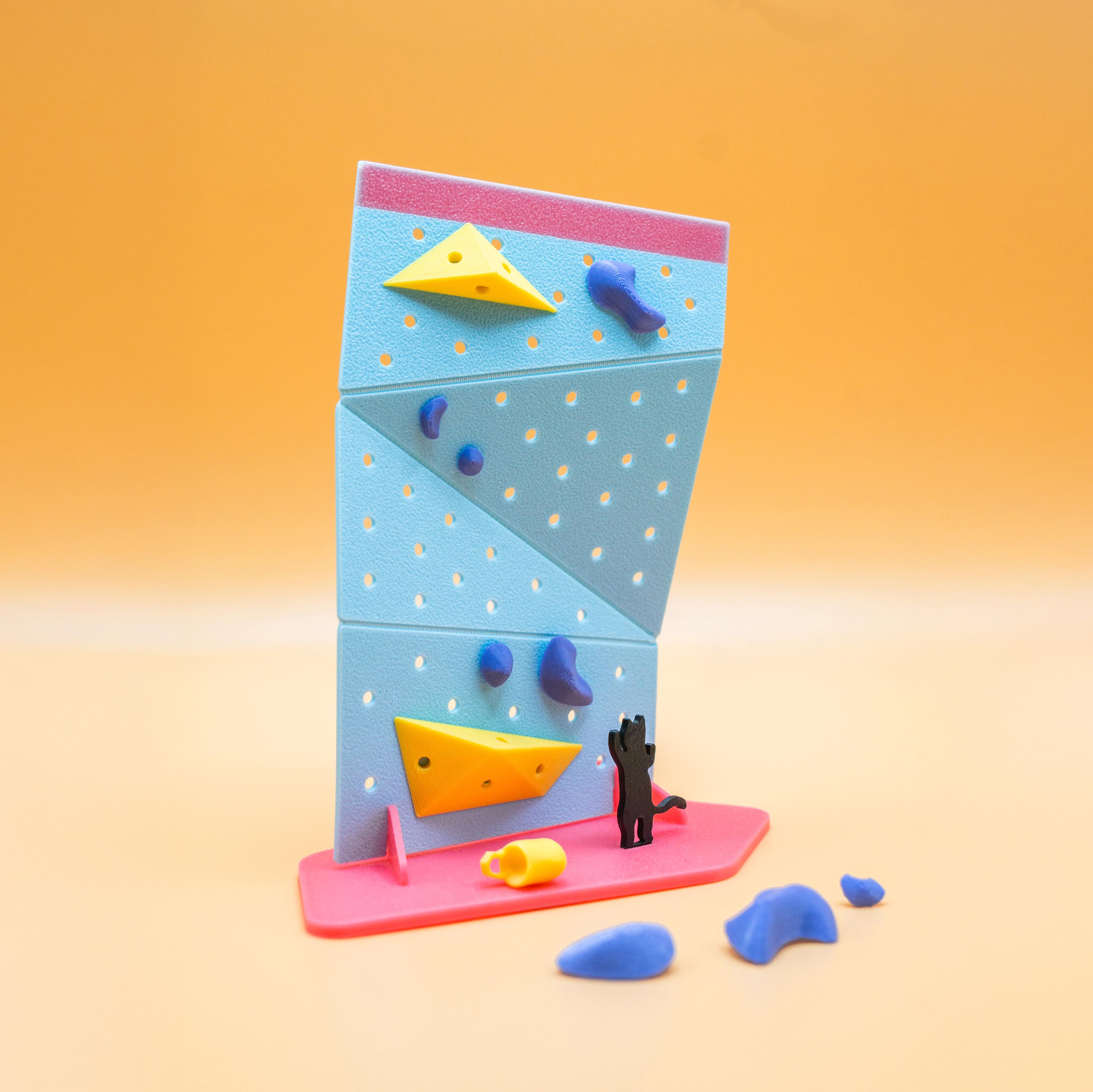 DIY Mini Rock Climbing Wall Kit: Black Cat Edition - Etsy