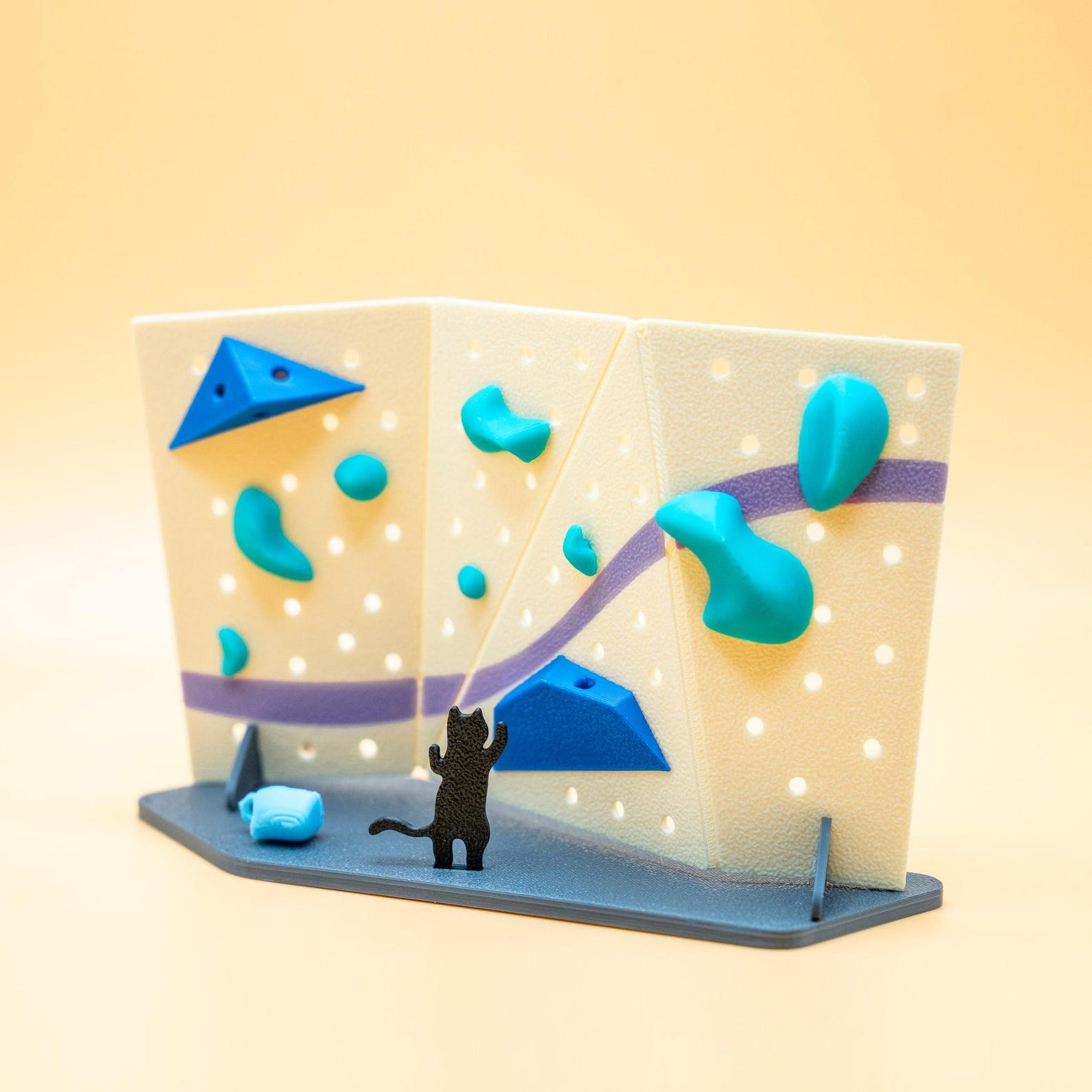DIY Mini Rock Climbing Wall Kit Horizontal Edition | Non Vertical Lab ...