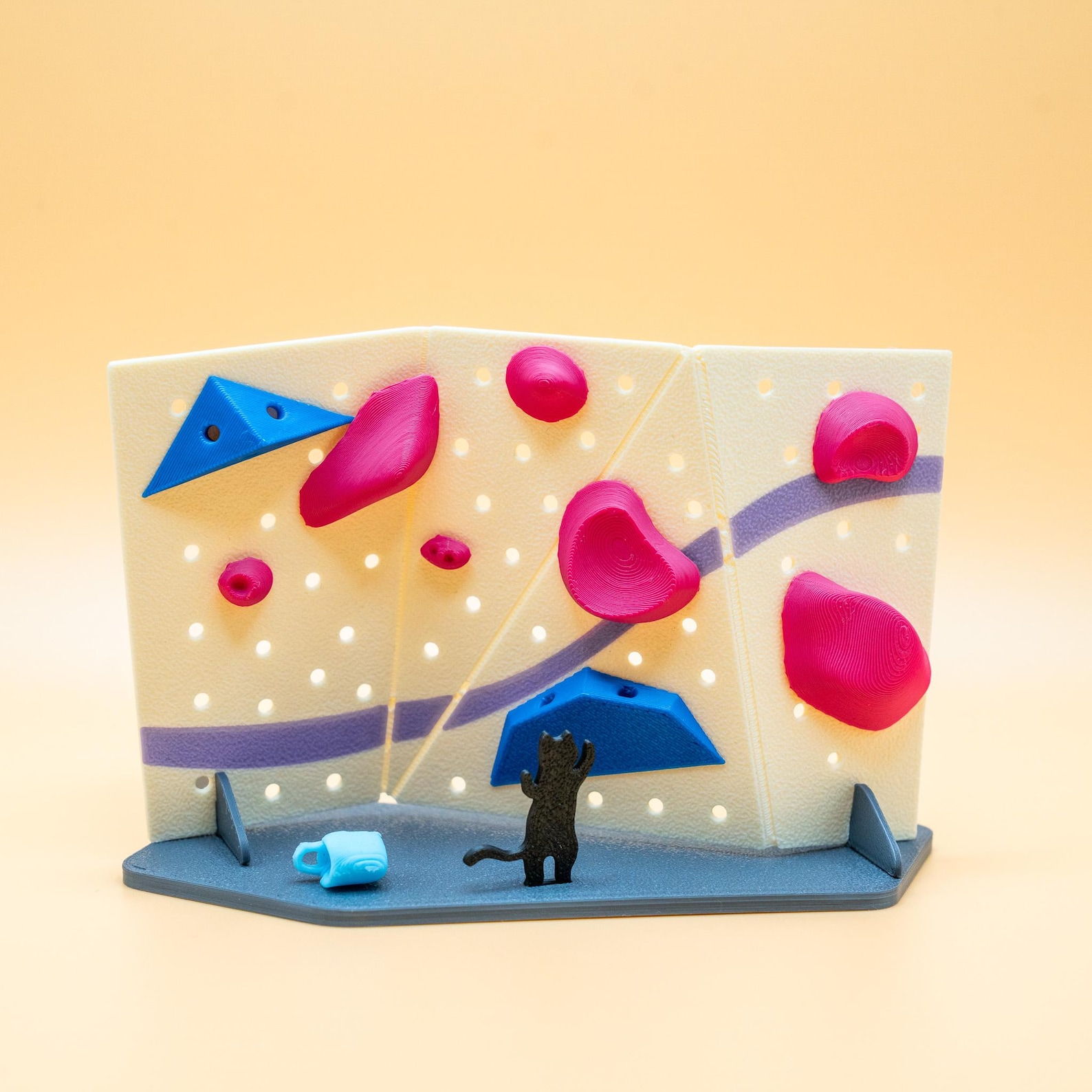 DIY Mini Rock Climbing Wall Kit Horizontal Edition | Non Vertical Lab ...