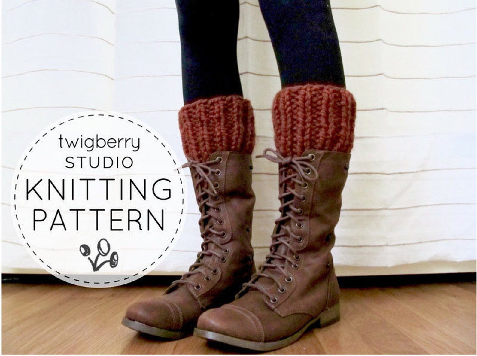 Knit Boot Cuffs PATTERN Chunky Knit Boot Warmers Pattern - Etsy