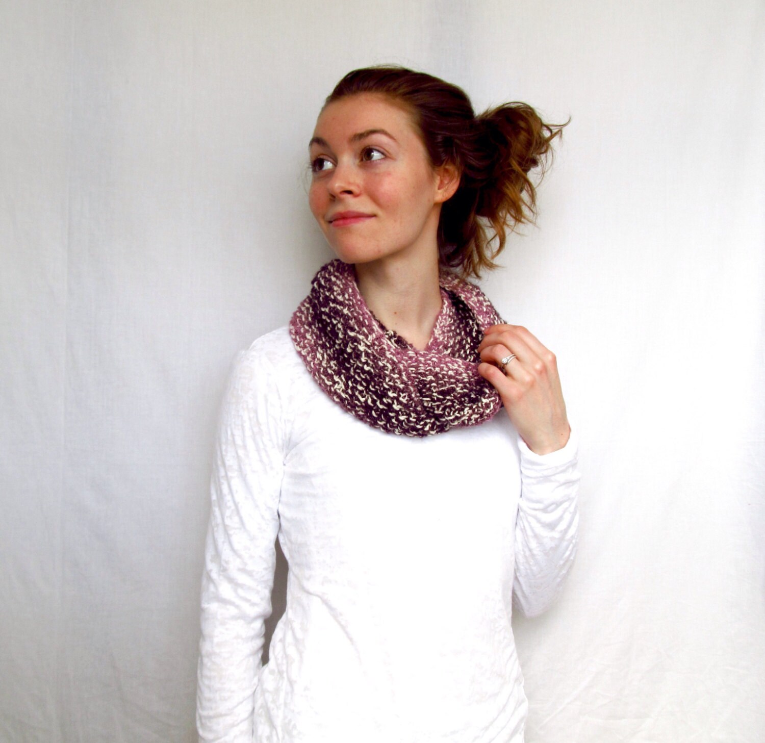 Infinity Scarf KNITTING PATTERN, Cowl Knitting Pattern, Scarf Knitting ...