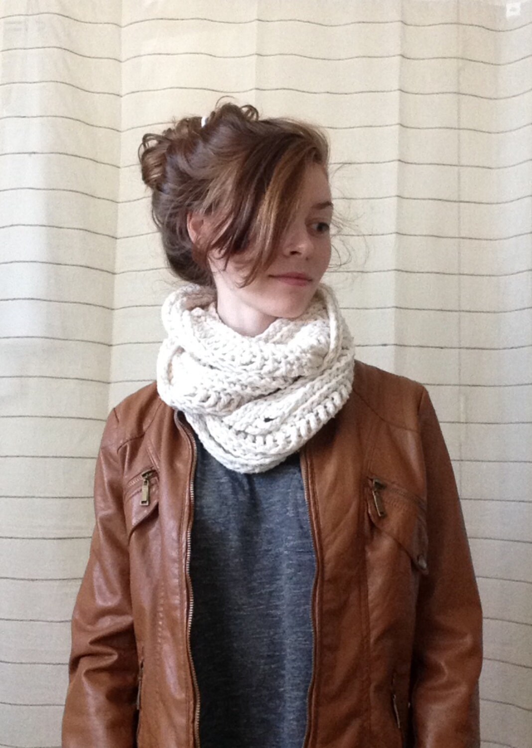 Crochet Scarf PATTERN, Crochet Infinity Pattern, Crochet Cowl Pattern ...