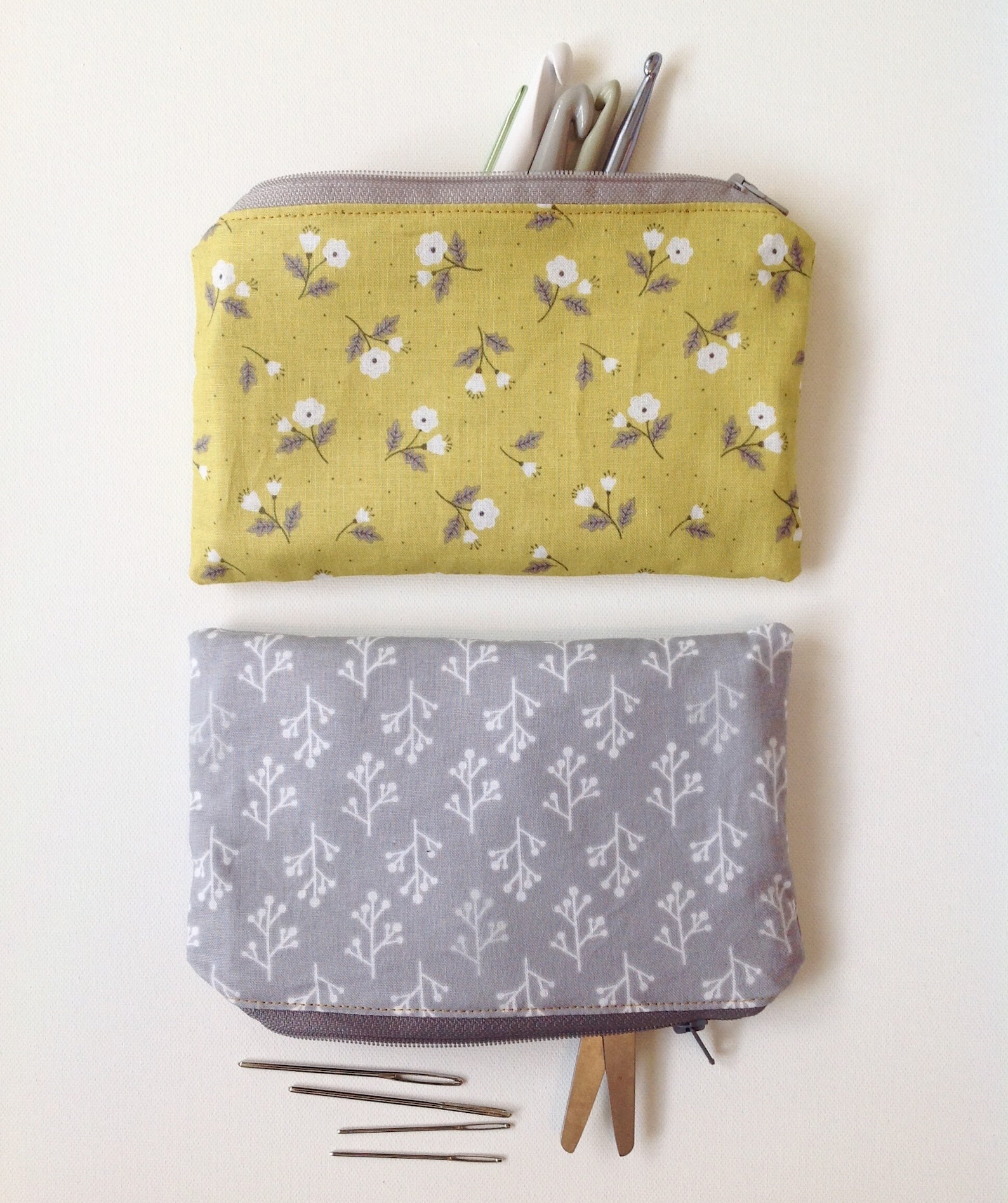 Zipper Pouch SEWING KIT, Beginner Zip Pouch Sewing Kit, Modern Sewing ...
