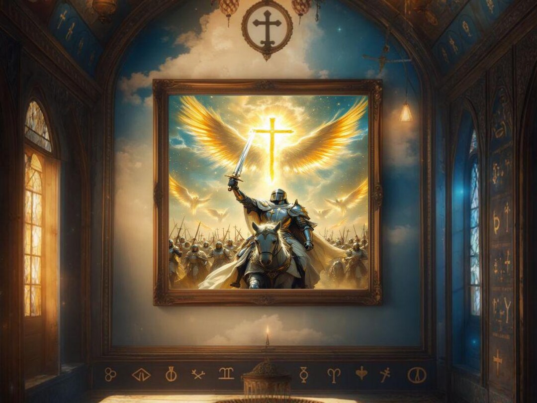 Christian Soldier Wall Art | Knight of Faith Digital Download | Armor ...