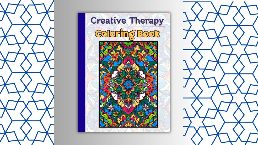 Creative Therapy Coloring Book Geometric Patterns for for the Mind ...