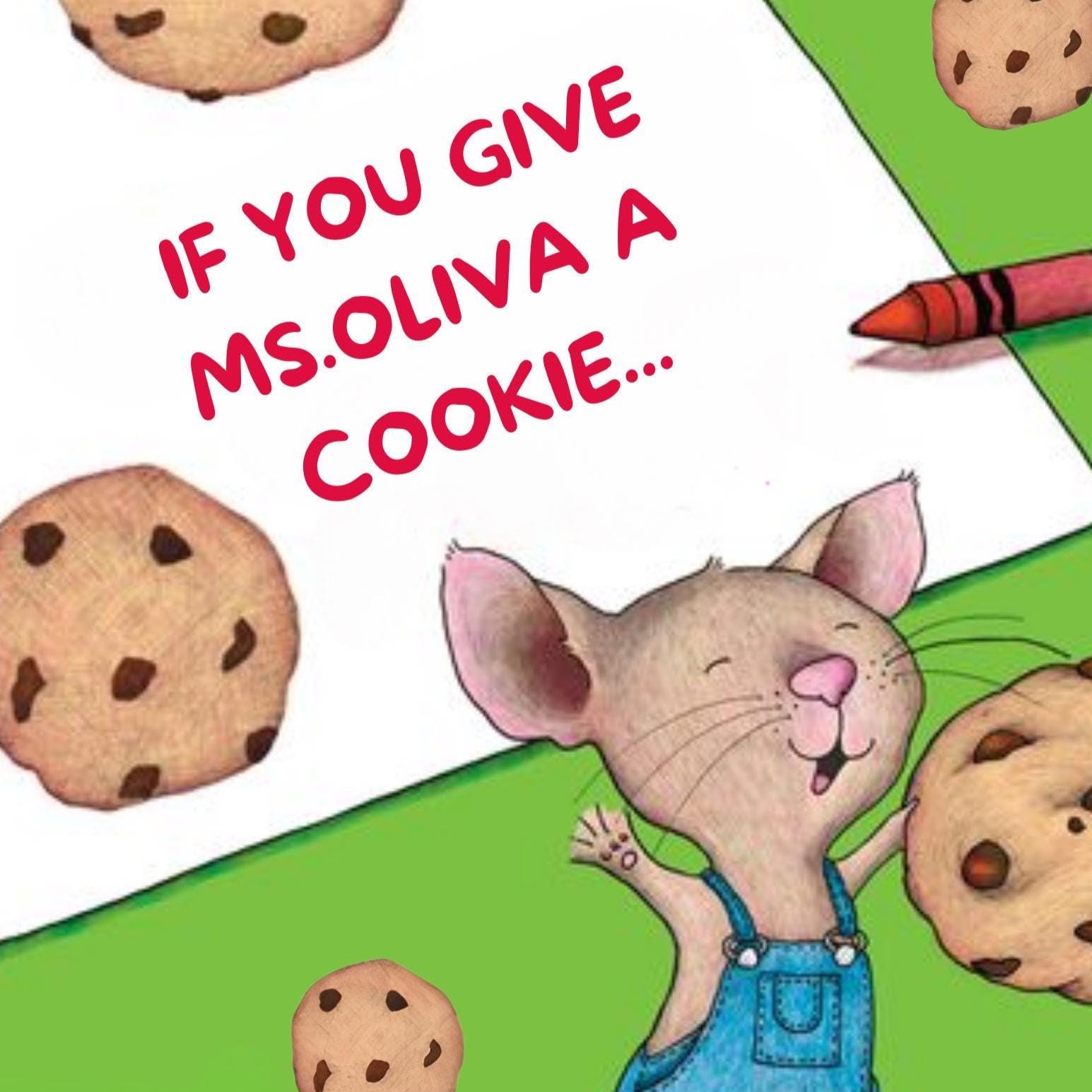 If You Give Your Teacher a Cookie, Personalized Book, Teacher ...