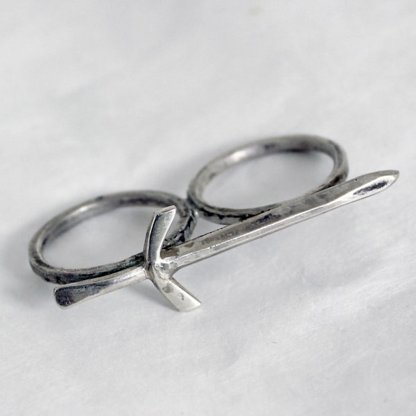 Two Finger Ring - Etsy