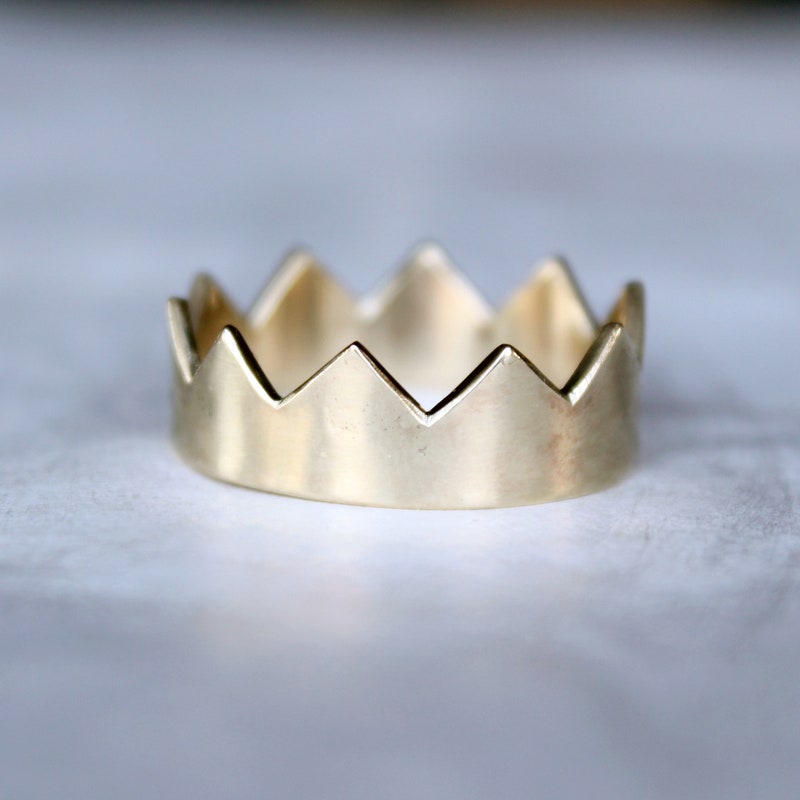Gold Crown Ring - Etsy