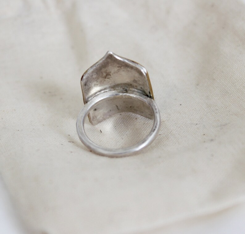 Silver Shield Ring Handmade in Sterling Silver - Etsy