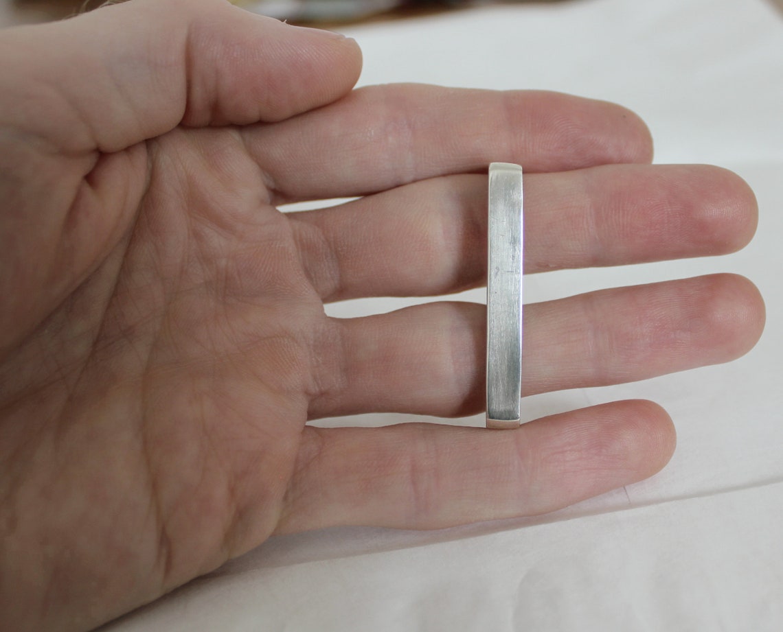 Double Silver Ring Handcrafted Two Finger Ring in Sterling | Etsy