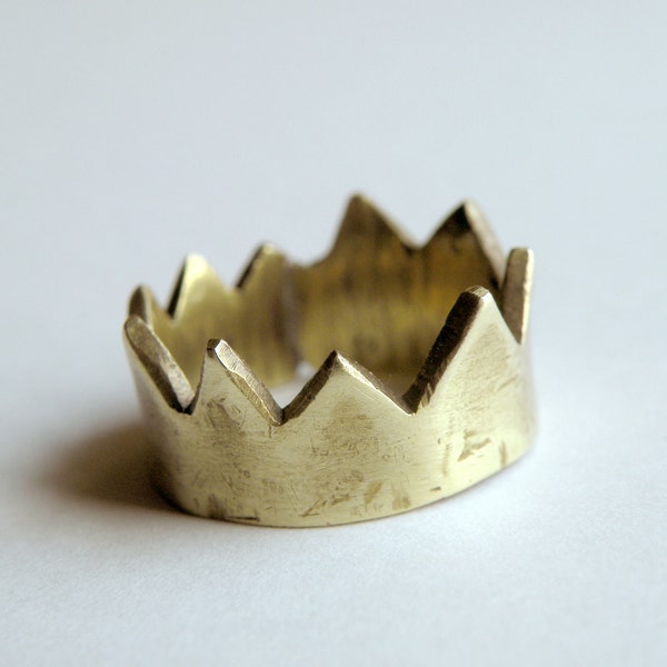 Crown Ring - Etsy