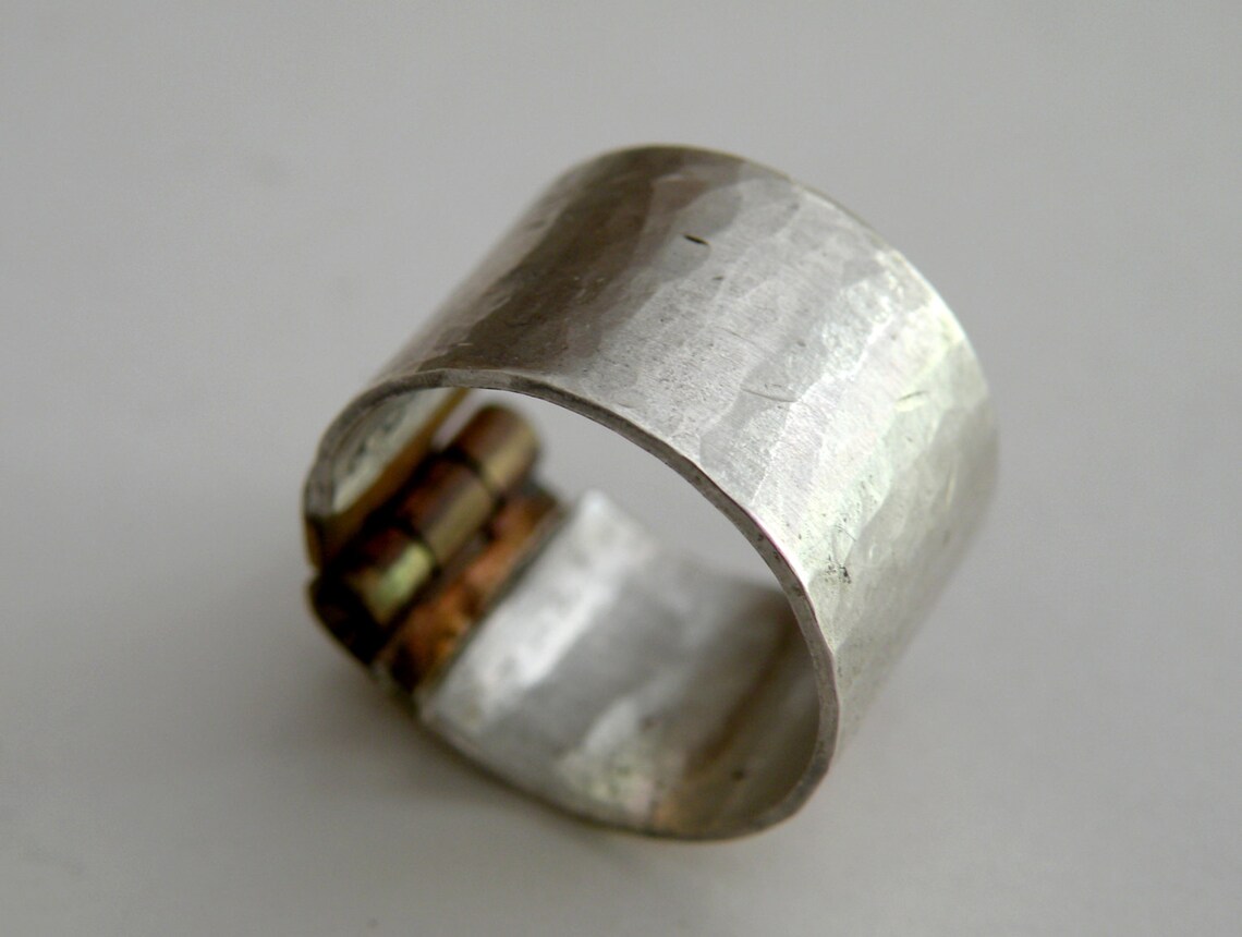Silver Hinge Ring - Etsy