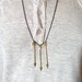 Three Arrow Necklace, Handcrafted in Brass - Etsy