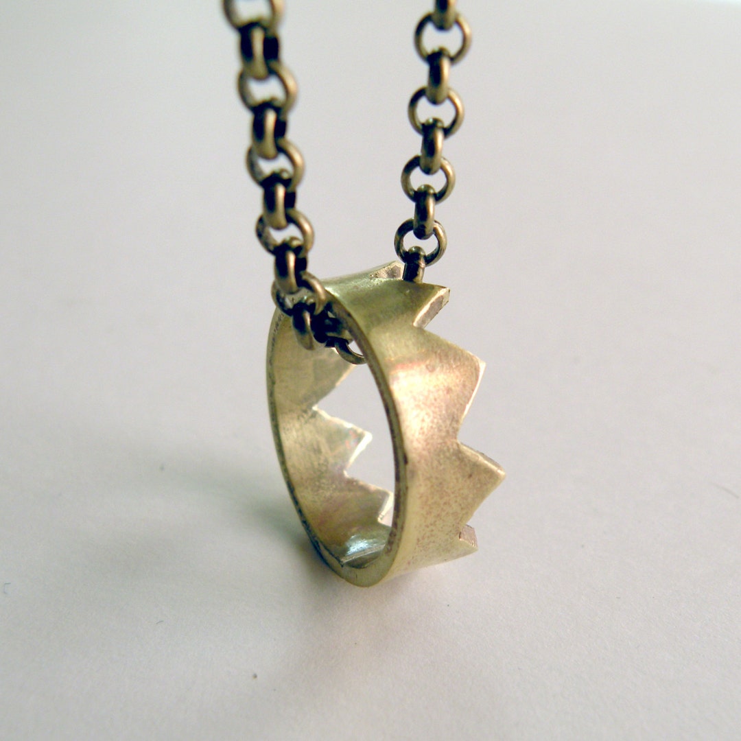 Crown Necklace - Etsy