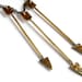 Three Arrow Necklace, Handcrafted in Brass - Etsy