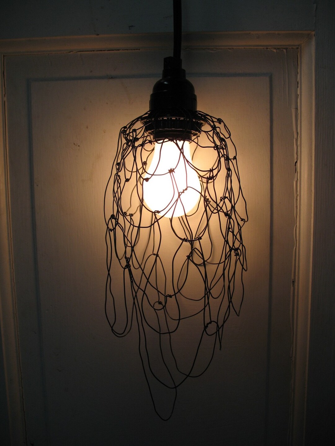 Sludge Lamp, Drippy Lamp, Oozing Lamp, Wire Lamp, Loft Lamp, Industrial ...