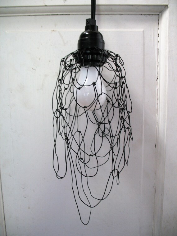 Sludge Lamp Drippy Lamp Oozing Lamp Wire Lamp Loft Lamp | Etsy