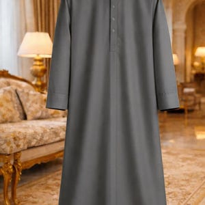 Handmade Men's Dubai Thobe, Islamic Jubbah Kaftan - Etsy