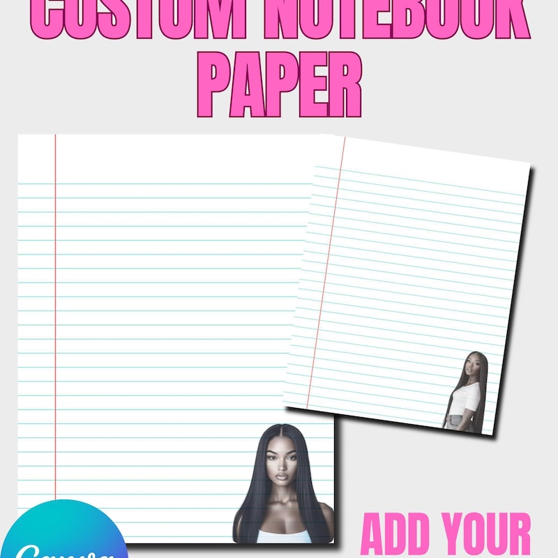 Custom Notebooks Template - Etsy UK