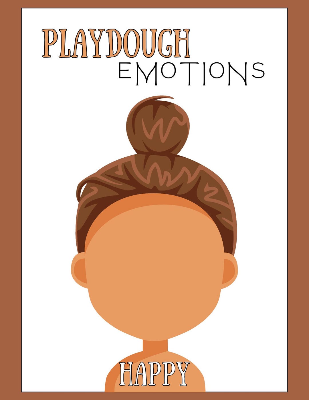 Create a Face: Emotions Activity Sheet for Kids - Etsy
