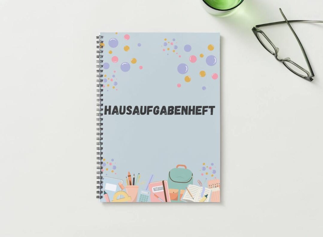 School Homework Book - Etsy